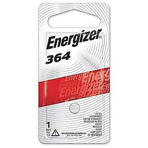 Energizer 364BPZ Zero Mercury Battery - 1 Pack