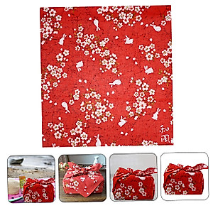 ABOOFAN Outdoor Bento Wrapper Bento Wrapping Cloth Japan Square Twisted Yarn Japanese Wrapping Cloth