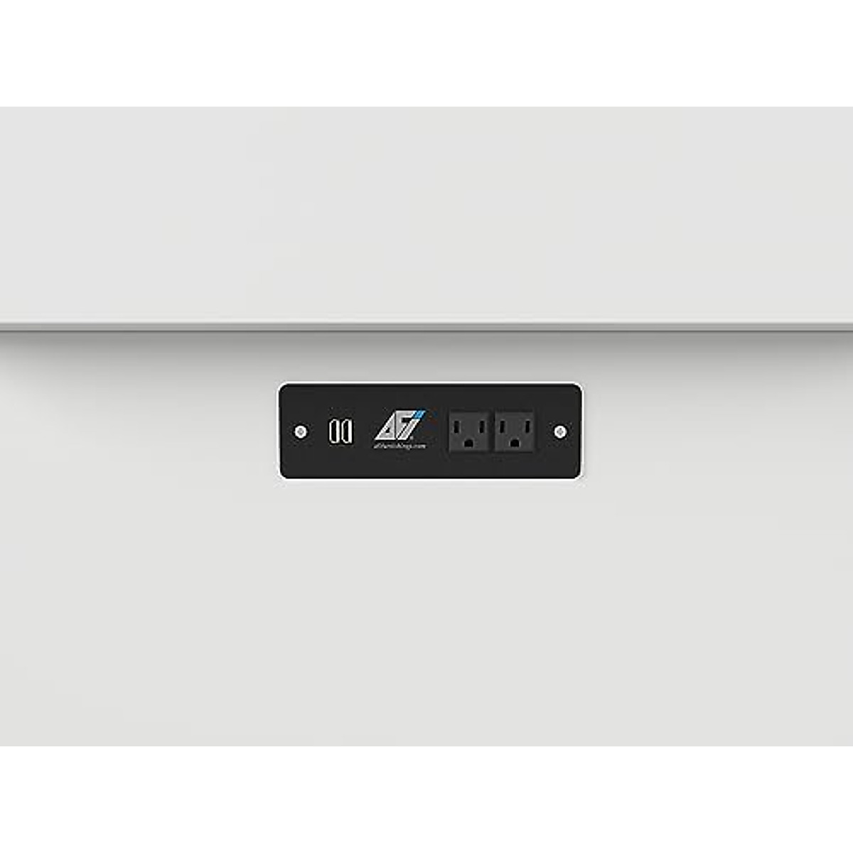 AFI, Sydney Twin Wood Murphy Bed Chest with Storage and Charging Station, White