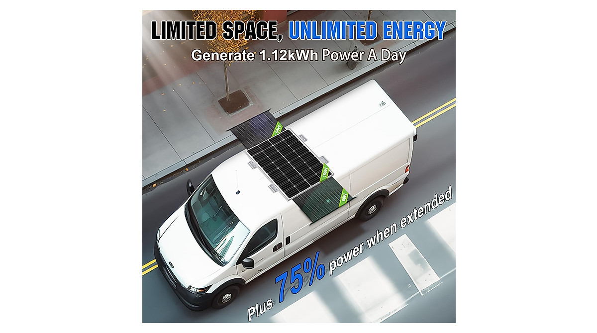 ECO-WORTHY 280 Watt RV Solar Panel Kit for Easy Power