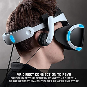 Bionik Mantis Attachable VR Headphones: Compatible with PlayStation VR, Adjustable Design, Connects Directly to PSVR, Hi-Fi Sound, Sleek Design, Easy Installation