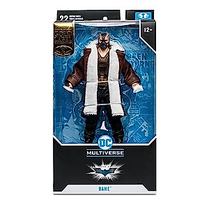 McFarlane Toys Batman The Dark Knight Trilogy Trench Coat Bane Gold Label SDCC 2023 Exclusive Figure