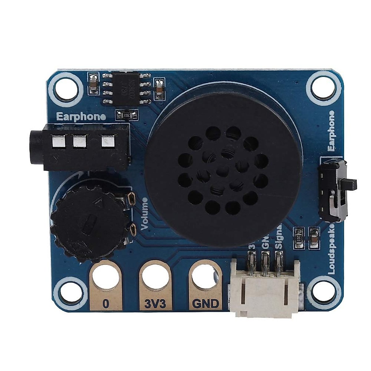 Speaker Module Expansion Board,Speaker Module Expansion Board for Micro: bit NS8002 Chip Compatible for 3.3V/5V Arduino Boards,Supports for Arduino Development Board