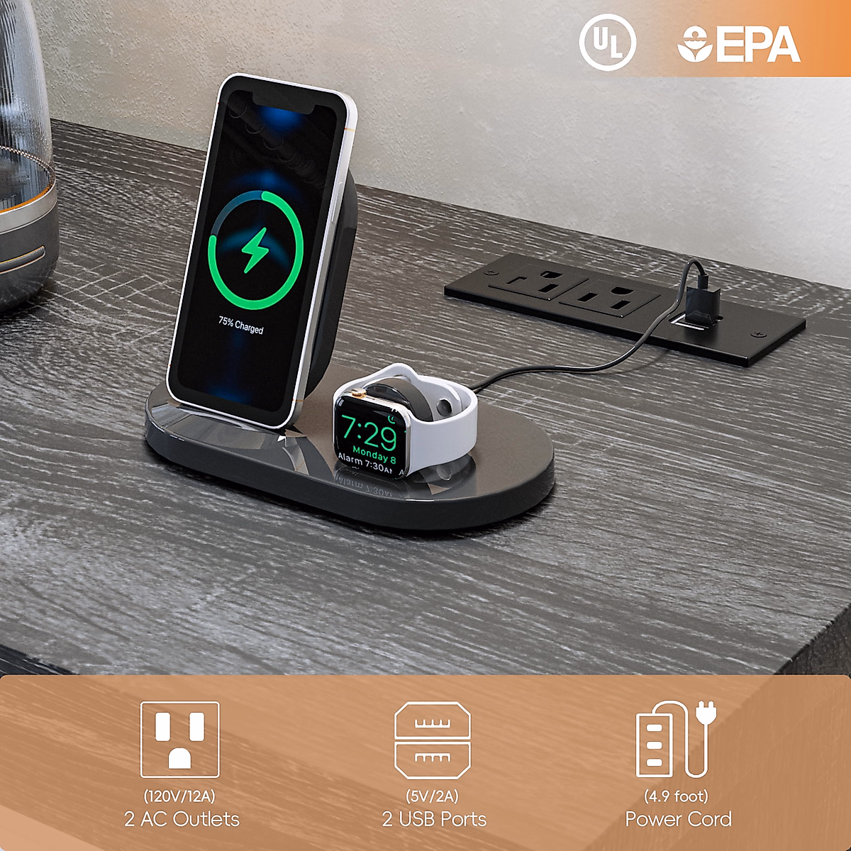 Xilingol Farmhouse TV Stand for 65+ Inch TVs, Tall TV Stands with Power Outlets, Tall Entertainment Center with Sliding Barn Door & Storage Shelves, 65" TV Stands for Living Room, Grey