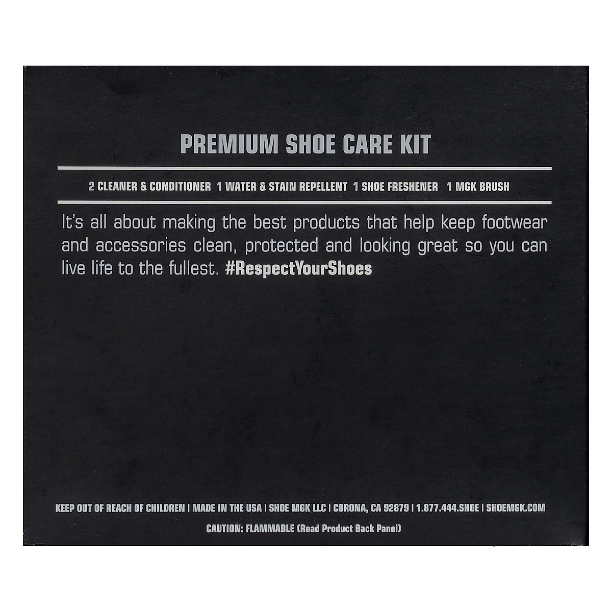 Shoe MGK Complete Kit: Shoe Cleaner, Shoe Care, Water & Stain Protection - Revitalize, Shield, and Freshen Sneakers, Leather, and Dress Shoes with Deodorizer