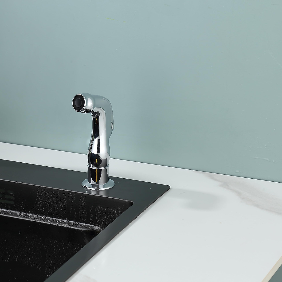 Kitchen Sink Spray Hose for Moen Universal Chrome Kitchen Replacement Side Sprayer, for Use with Kitchen Sink Faucets, 179108