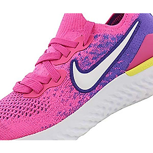 Nike Women's Epic React Flyknit 2 Running Shoe Fuchsia/White, 7.5