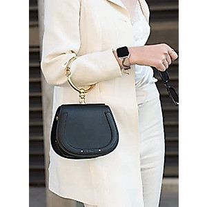 Designer Band Compatible with Apple Watch 41mm 40mm 38mm, Luxury Beige Plaid Elements Soft Leather iWatch Band with Classic Firmly Buckle for iWatch Series9/8/7/6/5/4/3/2/1/SE for Women/Man