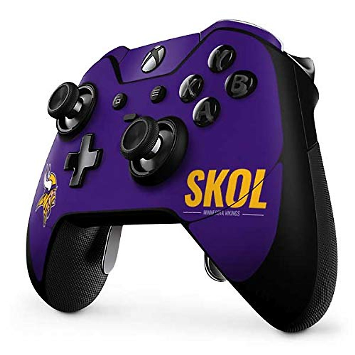 Skinit Decal Gaming Skin compatible with Xbox One Elite Controller - Officially Licensed NFL Minnesota Vikings Team Motto Design