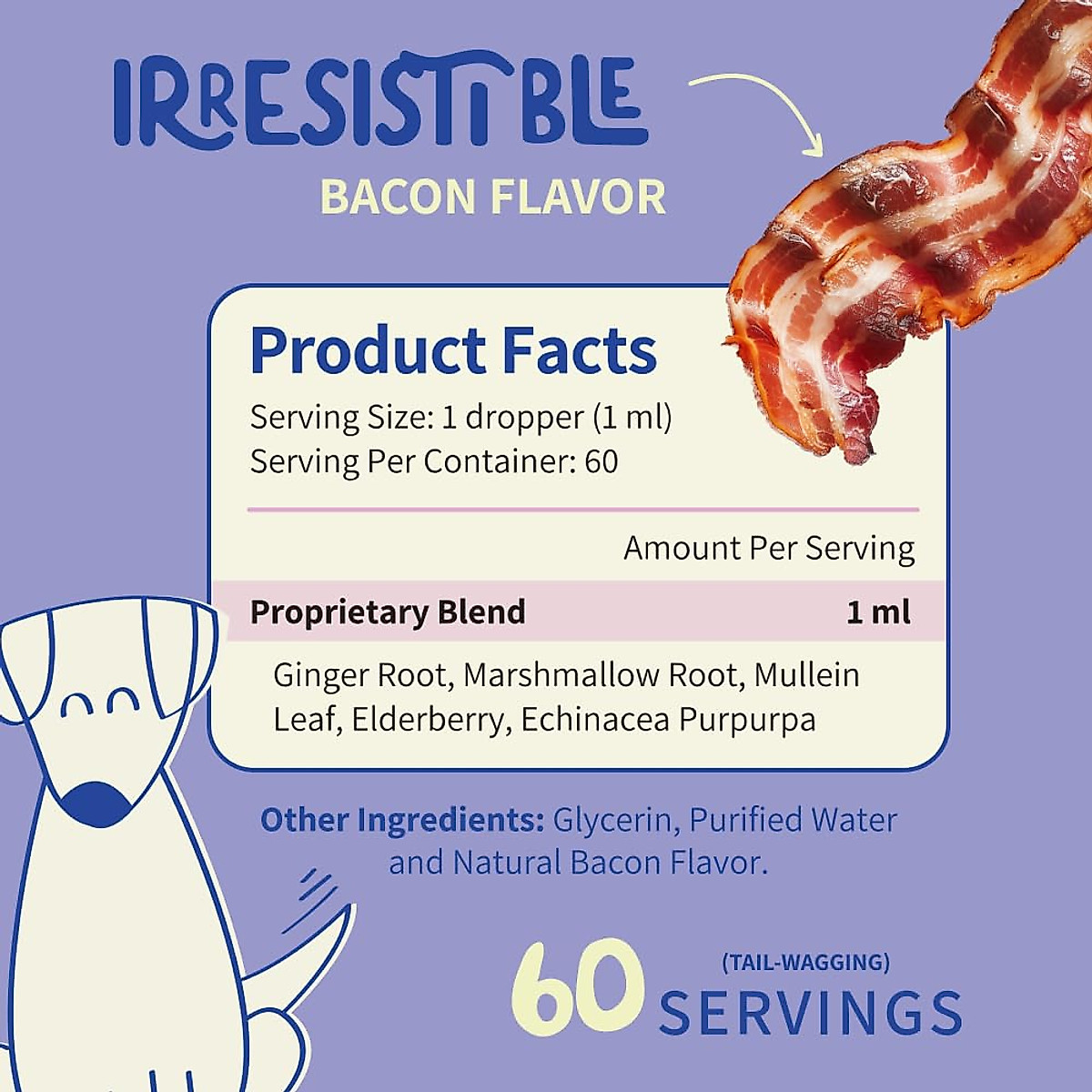 Dog Cough Treatment - Kennel Cough Treatment for Dogs - Gentle Dog Congestion Relief - Kennel Cough Treatment at Home - Natural Dog Cough Suppressant - Liquid Dog Cough Relief