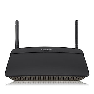 Linksys EA6100 AC1200 Wi-Fi Wireless Dual-Band Router, Black (Renewed)