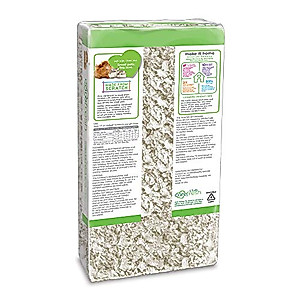 carefresh 99% Dust-Free White Natural Paper Small Pet Bedding with Odor Control, 10L, White