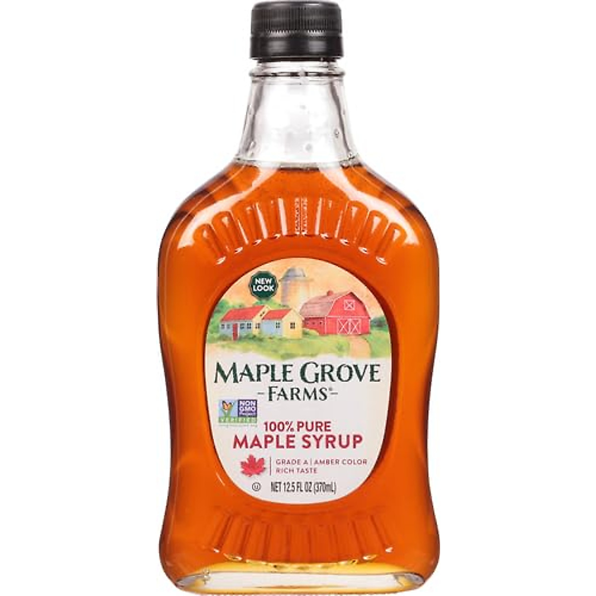 Maple Grove Farms Pure Maple Syrup, 12.5 Oz