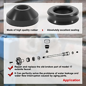 yourour RK-17MH Repair Kit Metal Handle,Outside Faucet,Compatible with Woodford Model 17