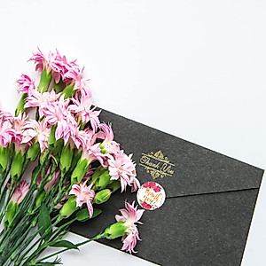 Sunflower Stickers for Kids, DANZOO 1000 PCS Sunflower Stickers Roll Flower Thank You Round Stickers Summer Sunflower Label DA-001 0