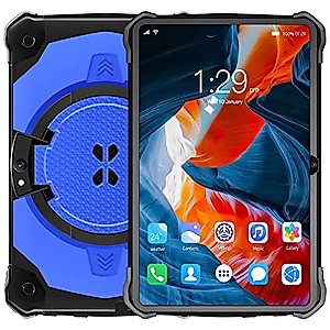 AZXY Tablet Laptop for Kids, Android Tablet with 1080P High Definition Screen, WiFi Bluetooth Game Video Learning Tablet with SIM Card Communication Function, 16GB, Voice Call (Blue)