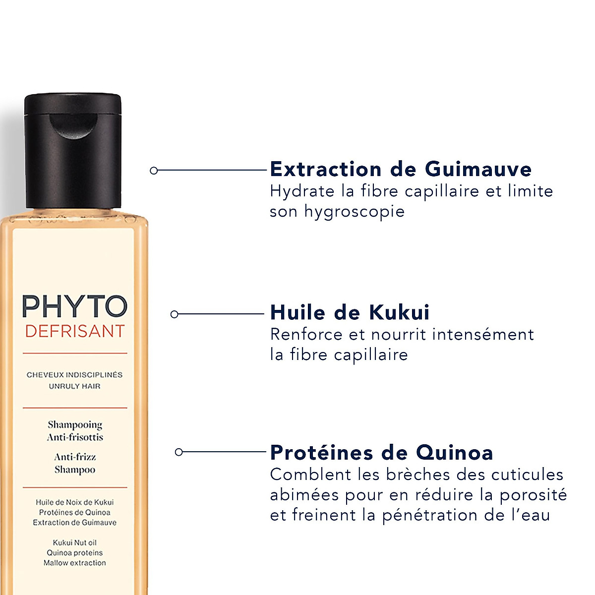 PHYTO PARIS Phytodéfrisant Anti-Frizz Shampoo, 8.45 fl. oz.