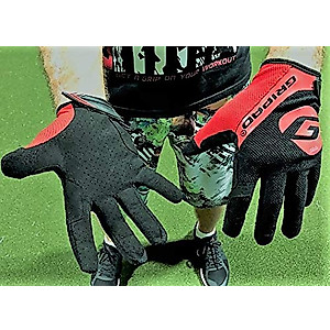 Gripad AIRFLOW CROSS-TRAINING GLOVES (Red, Large) | Vented Weight Lifting Gloves | Reduced Hot-hands | Great for Pull Ups, Cross-Training, Fitness, WODs, Weightlifting | Great for Men & Women
