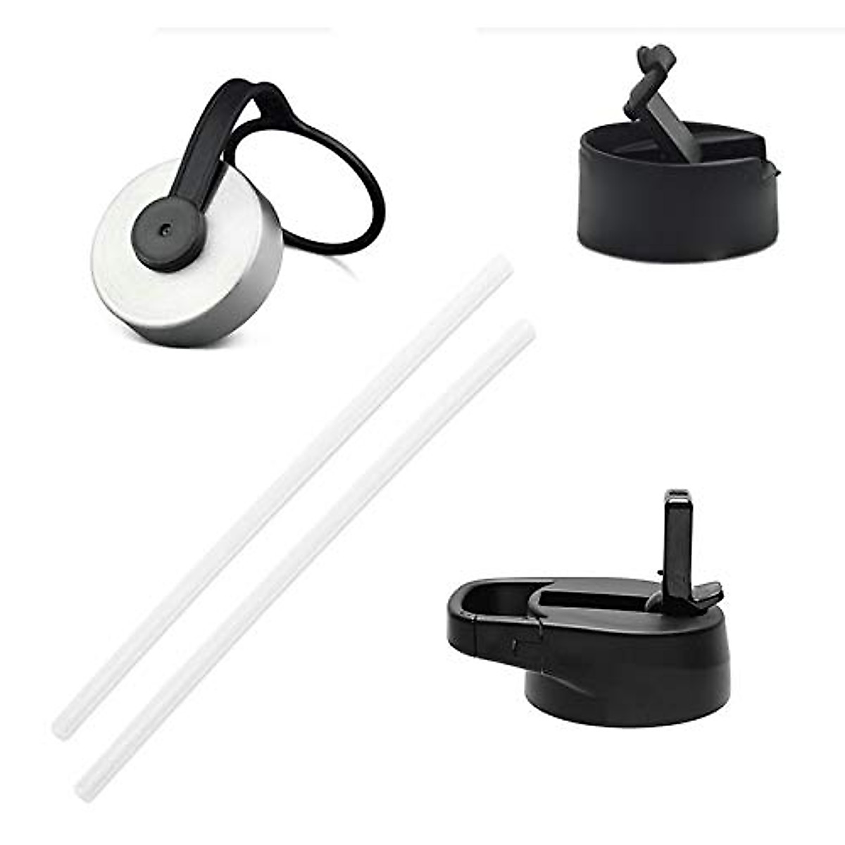 H2 Hydrology Water Bottle - 18 oz, 22 oz, 32 oz, 40 oz, or 64 oz with 3 LIDS Double Wall Vacuum Insulated Stainless Steel Wide Mouth Sports Hot & Cold Thermos (40 oz, Man of Steel)