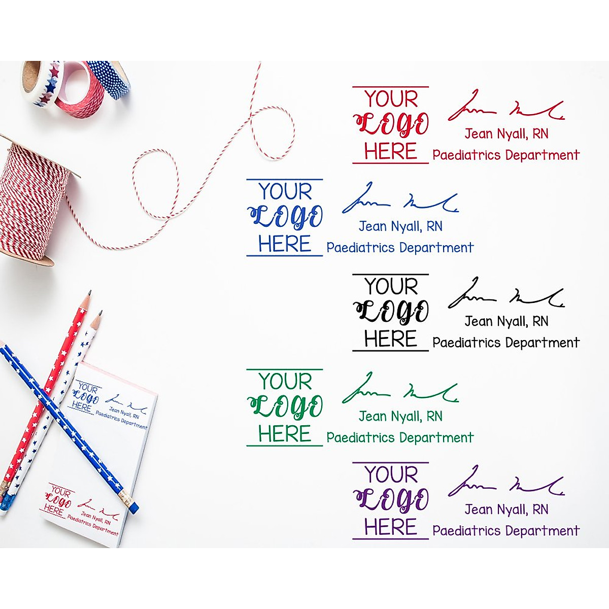 Logo Stamp Custom Business Stamp