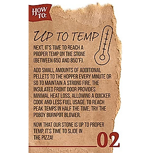 Pellethead PoBoy Wood Fired Pizza Oven, Portable for Outdoor Cooking, Includes Pizza Pack Oven Accessories Kit