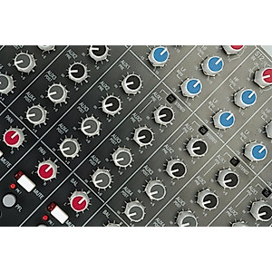 Allen & Heath ZED-14 - 14-Channel Touring Quality Mixer with USB I/O (AH-ZED-14),Grey/Red