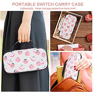 Nintendo Switch Case Cute,Carry Case for Nintendo Switch OLED Model 2021/Switch 2017,Protective Case with 20 Game Card Slots for Switch Console Joy-Con & Accessories,for Girls/Boys Gift