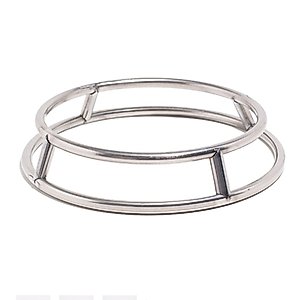 Wok Ring/Stainless Steel Wok Rack Insulated Pot Mats Cookware Ring/Wok accessories (Dimensions; height 5.5 cm/2.16 inches; bottom diameter 26 cm/10.2 inches; diameter28 cm/11 inches)