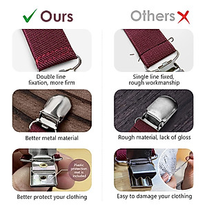 MJartoria Fit Dress Cinch Clips Back Cinch Set, Scarf Retro Cardigan Collar Shirt Shawl Coat Sweater Clips for Women (Black)