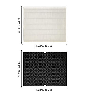 NRP Filter-H 116130 Air Purifier Replacement for WINIX 5500-2, AM80 | True HEPA + Activated Charcoal Filter Set