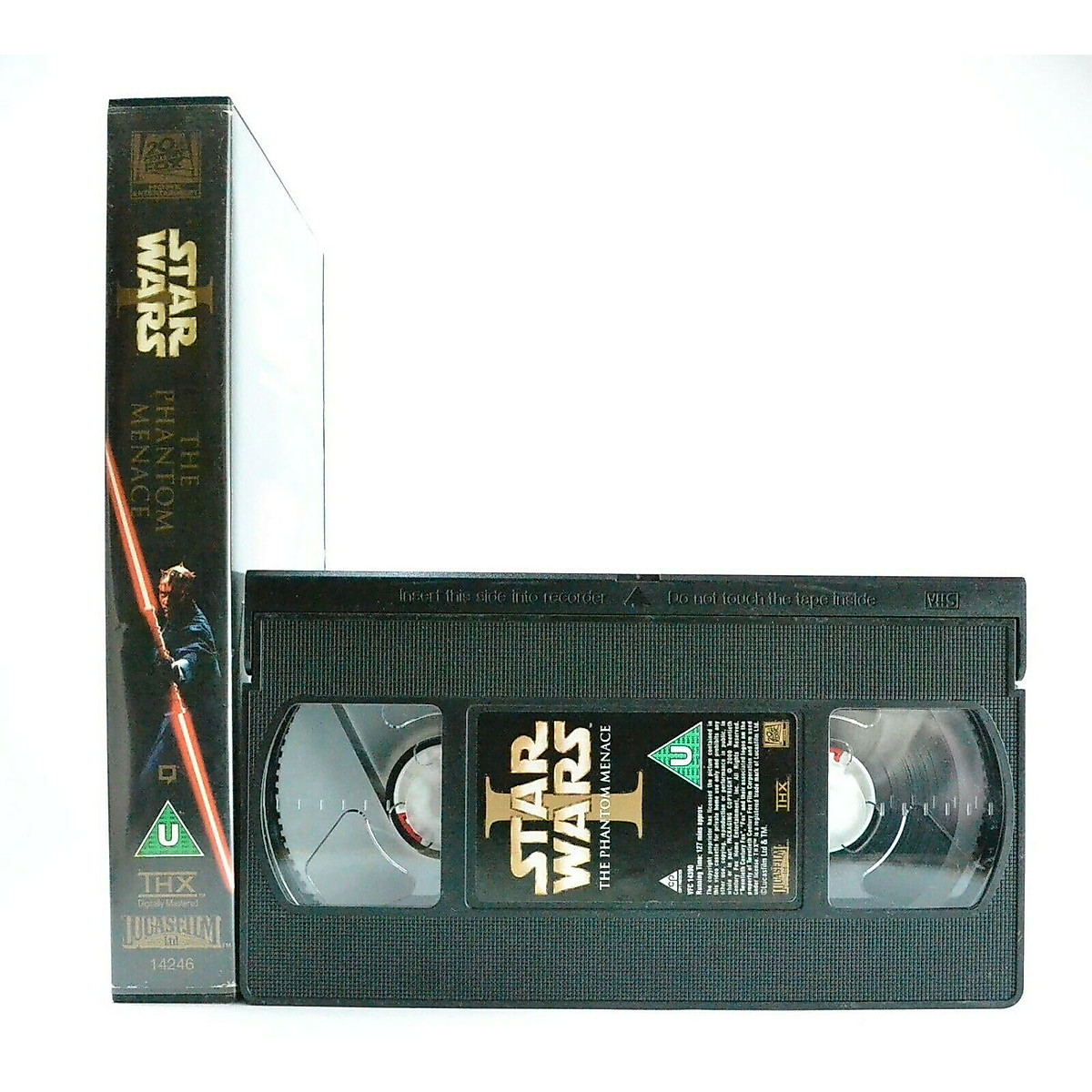 Star Wars: The Phantom Menace - Liam Neeson - Universal - Vintage - Pal VHS