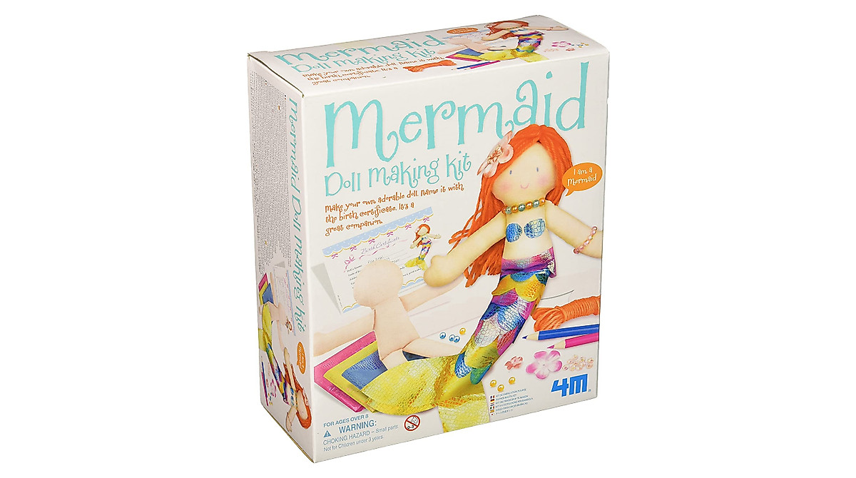 Create Fun with 4M Mermaid Doll Making Kit