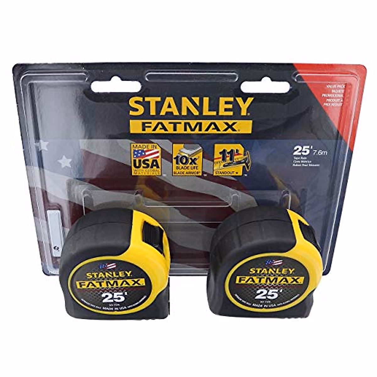 STANLEY Consumer Tools FMHT74038 25' Fatmax Tape Measure (2 Pack)