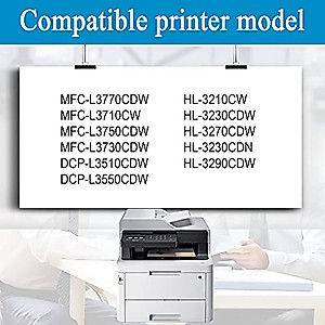 1 Pack Black DR223CL Compatible Drum Unit Replacement for MFC-L3770CDW L3710CW L3750CDW L3730CDW HL-3210CW 3230CDW 3270CDW 3230CDN 3290CDW DCP-L3510CDW L3550CDW Printer