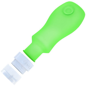 3oz Silicone Travel bottles - Travel Size Containers for Shampoo and Toiletries - Small Squeeze Bottle Set