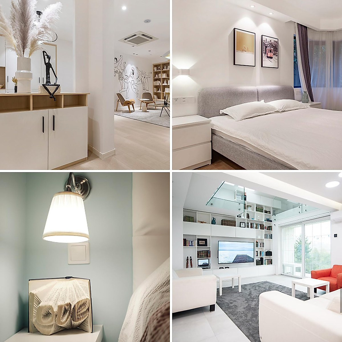 CYLYT 100W Equivalent Bright LED Light Bulbs, Daylight White 5000K A19 Lightbulbs, Focos LED para Casa, for Kitchen Bedroom Indoor, 1500 Lumens, E26 Standard Base, 4-Pack, Non-Dimmable