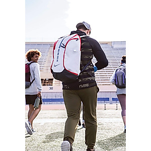 Nike Unisex Hoops Elite Pro Basketball Backpack (Dark Grey/Metallic Cool Grey)