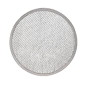 Lheng Pizza Stone of 1 piece 10" Seamless Rim Aluminium Pizza Mesh Pizza Screen Baking Tray Pizza Making Net Bakeware Pizza Tools
