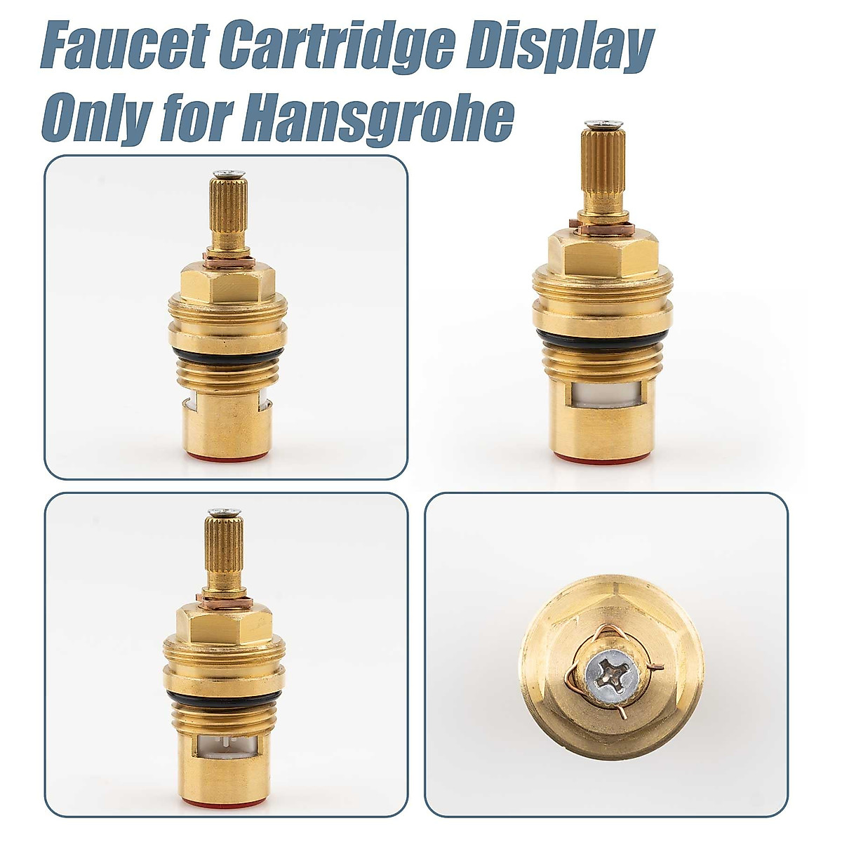 Faucet Cartridges for Hansgrohe Replacement Parts, Compatible with Grohe Shower Cartridge Kitchen Faucet Parts, Hot Cartridge Widespread Faucet Valve 1-Inch Spare Part in 94009000