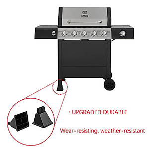 70-01-261 DGF510SBP Leg End Cap Grill Replacement Parts for Dyna Glo Grill Parts DGB515SDP DGB515SDP-D DGF510PBP-D DGF510PBP DGF510SSP DGF510SSP-D DGB515RDP DGB510SSP Dyna-Glo Leg Shoes 2Pcs