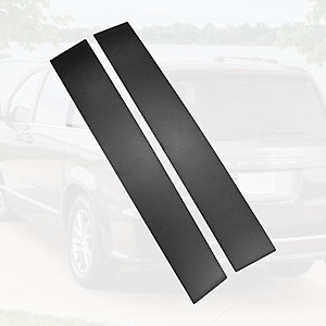 926-445 926-446 Driver and Passenger Side B Pillar Trim Cover Front Windshield Outer Door Molding Compatible with Chrysler Town & Country and Dodge Grand Caravan 2008-2020 Replace 5020664AA 5020665AC