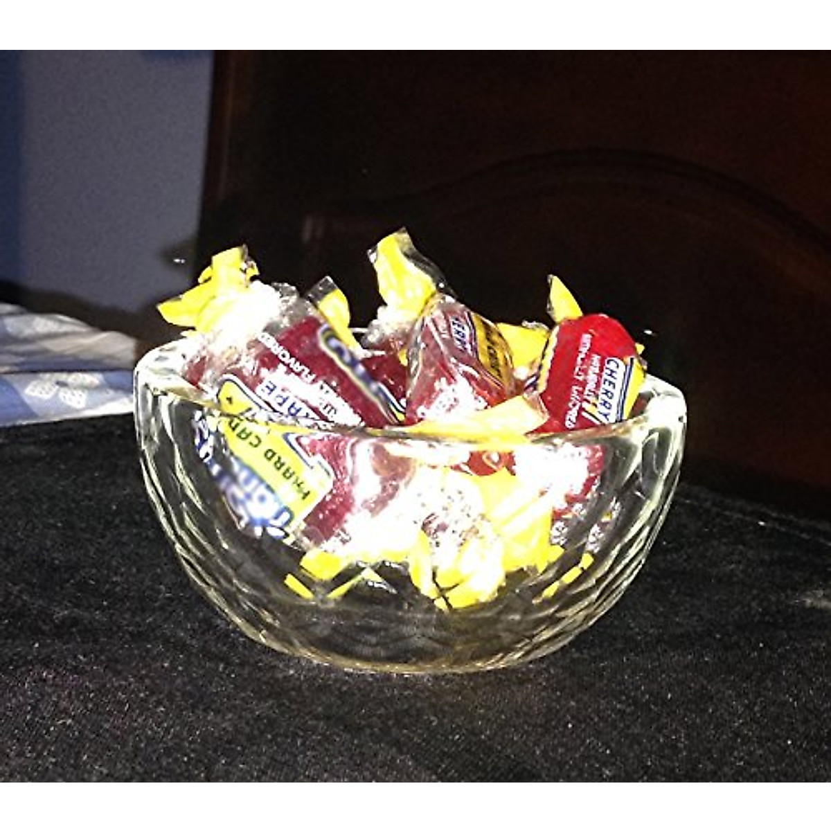 Amlong Crystal Clear Faceted Crystal Mini Bowl 3 Inch