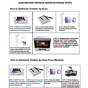 Sublimation Tumblers bulk 30 oz Skinny, 10 Pack Stainless Steel Double Wall Insulated Straight Sublimation Tumbler Cups Blank White with Lid, Straw, Individually Box,Polymer Coating for Heat Transfer