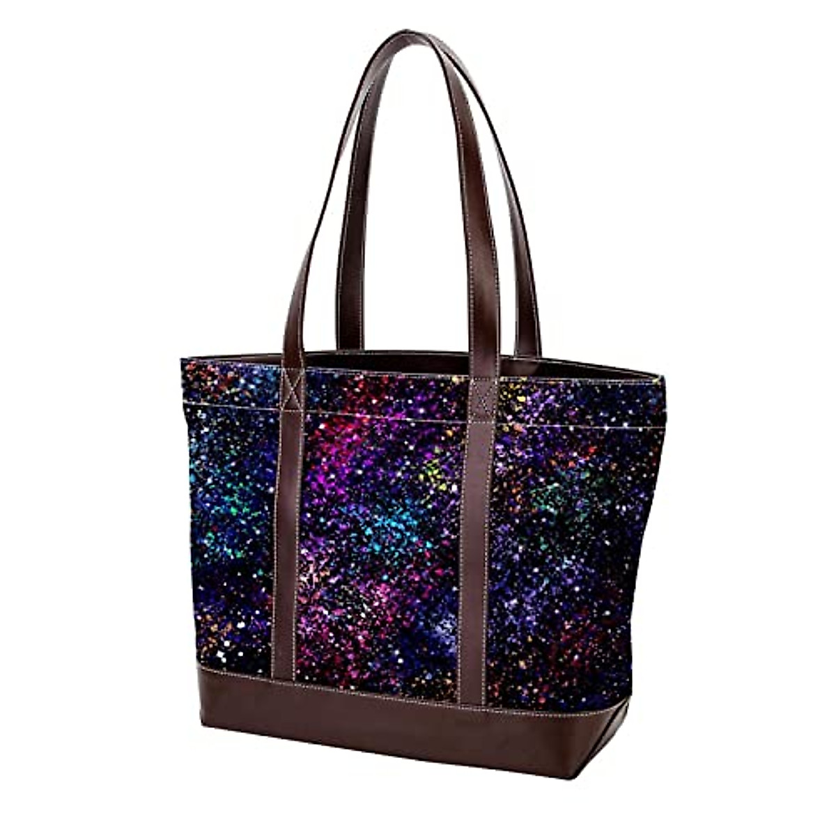 Purses for Women, Tote Bag, Tote Bag for Women, Small Tote Bag, abstract colorful galactic universe galaxy pattern