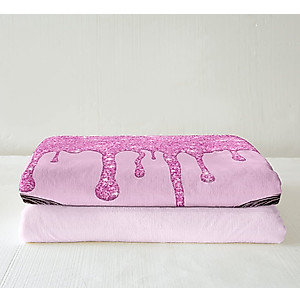 Eyelash Blanket Twin for Girls Women Kids Customize Name Throw Blanket 30”x40”,Luxury Bling Light Purple Glitter Sparkle Eyelashes Makeup Girly Fleece Blanket Cute Princess Style Bedroom Decor Gifts