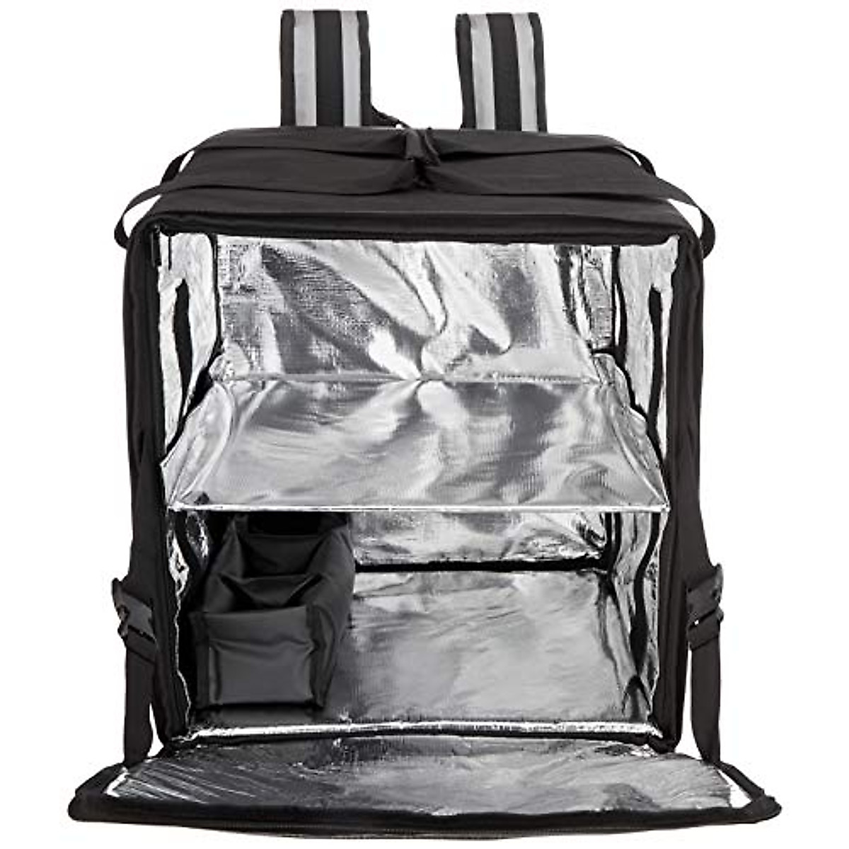 Pizza Delivery Backpack, 18"L x 15"W x 16"H (46 x 38 x 41 Centimeter), Cup Holder Included,Food Delivery Backpack, Food Delivery Bag, Thermal Backpack,Heat Insulated Backpack, Insulated Backpack