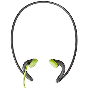 Sennheiser PMX 684i Fitness Workout Sports Running and Cycling Earbud/in ear Ultralight Compatible with Apple/iPhone/iPad Neckband Headphone Grey/Green color Headset sweat and water resistant