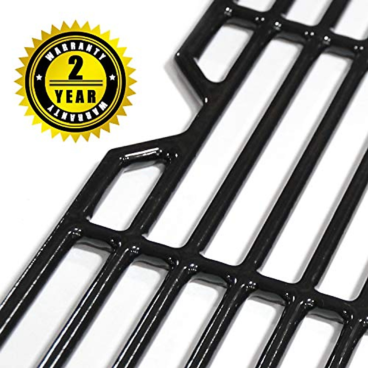 Hongso 18 1/4 Inch Porcelain Coated Cast Iron Grill Grate Cooking Grid Replacement for Charbroil 463268008, 80005665, CG-65P-CI, Thermos, Uniflame, Master Forge Gas Grill, g515-00b5-w1, PCF652