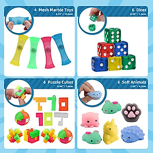nicknack 200PCS Party Favors Kids Goodie Bag Fillers Toy Assortment Party Prizes Box for Classroom Treasure Prizes box Toys Small Fidget Toy Gifts for Boys Girls