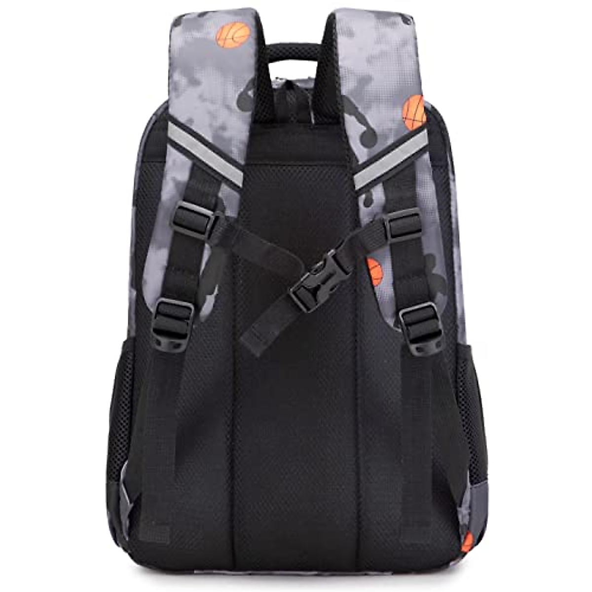 BYPTNF Backpack for Boys Student School Bookbag Kids Heavy Duty Waterproof Durable Multi-Pocket for Elementary Travel Large (A-Grey)